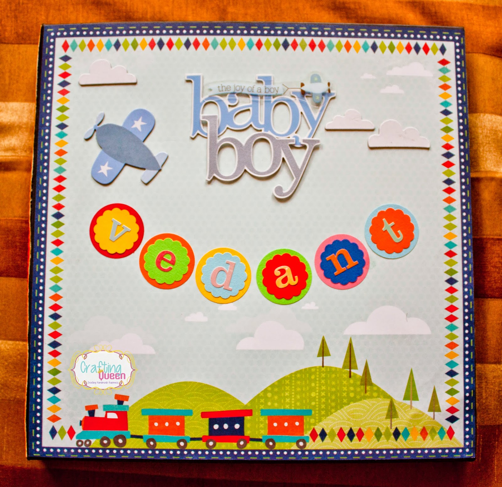 Crafting Queen Baby Boy First Year Scrapbook Vedant crafting-queen-baby-boy-first-year-scrapbook-vedant
