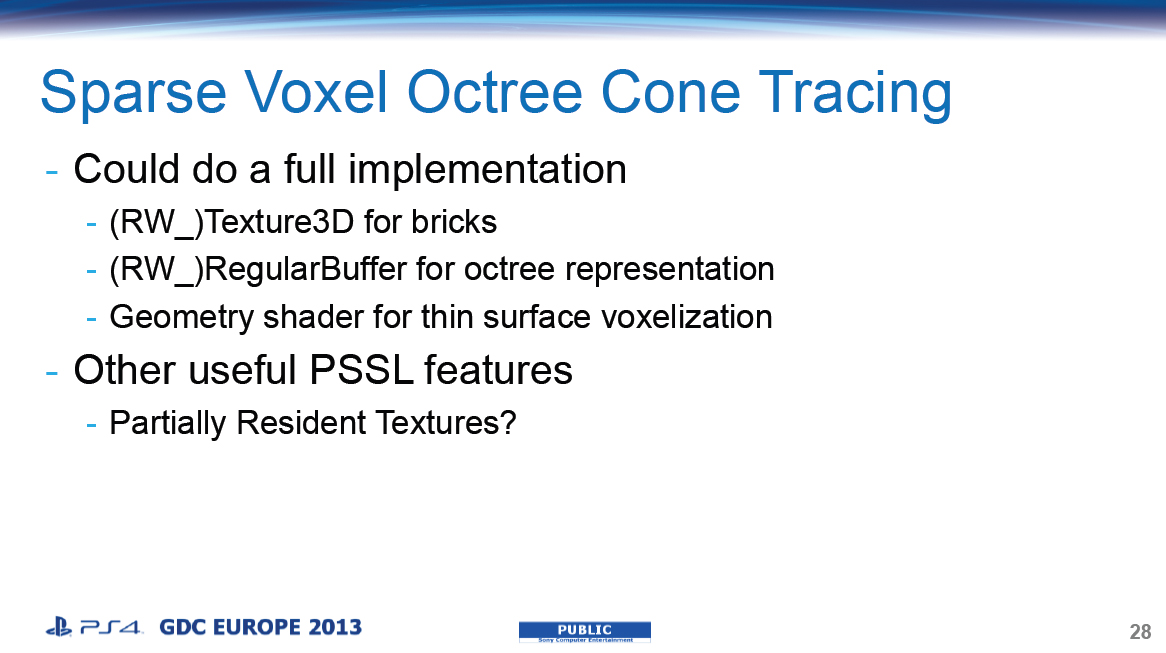 Sparse Voxel [strike]Octree[/strike] Cone Global Illum possible on the PS4 after all | Page 2 ...