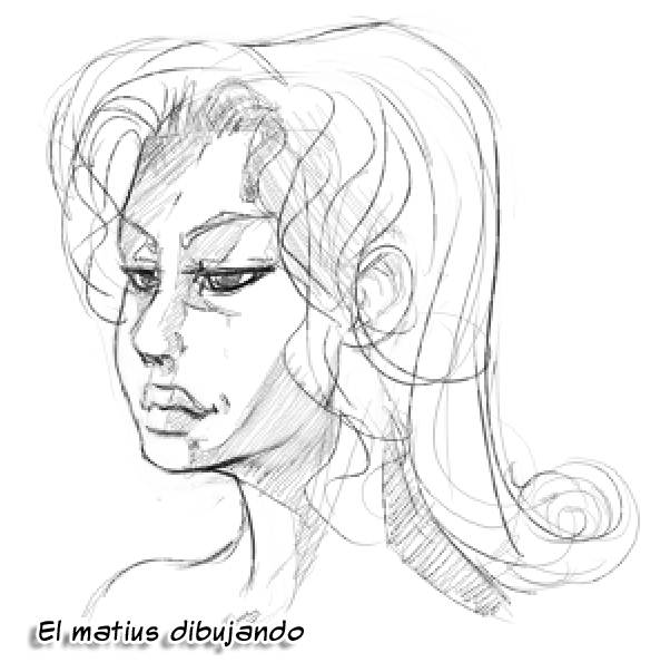 Bocetos de rostros mujeres - Imagui