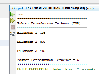 Materi Kuliah Teknik Informatika : membuat kode program untuk menentukkan faktor pembagi ...