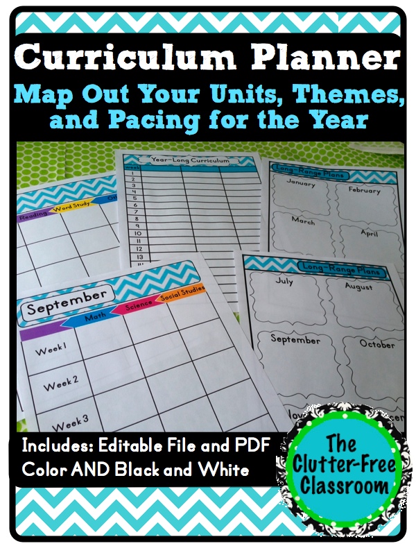 Tips for Curriculum Planning {Mapping, Long Range Plans, Year-Long ...