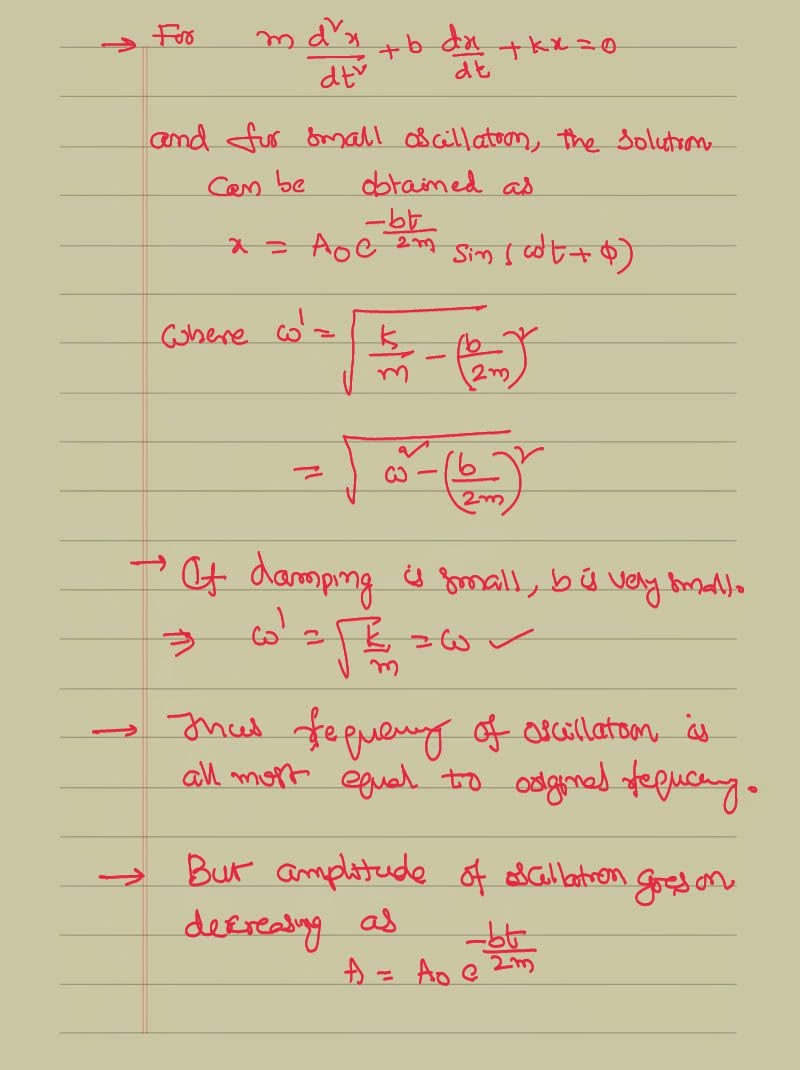 Damped Oscillations and Forced Oscillations | IIT JEE and NEET Physics Damped Oscillations and Forced Oscillations | IIT JEE and NEET Physics