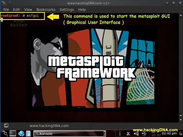 HackingDNA: Metasploit Framework With Basic Commands