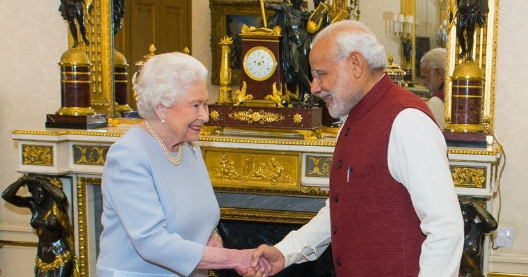 PM Narendra Modi Meets Queen Elizabeth II India GK Current Affairs 2020 pm-narendra-modi-meets-queen-elizabeth-ii-india-gk-current-affairs-2020