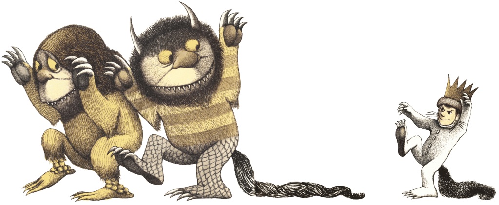 çizgili masallar: Where the Wild Things Are by Maurice Sendak