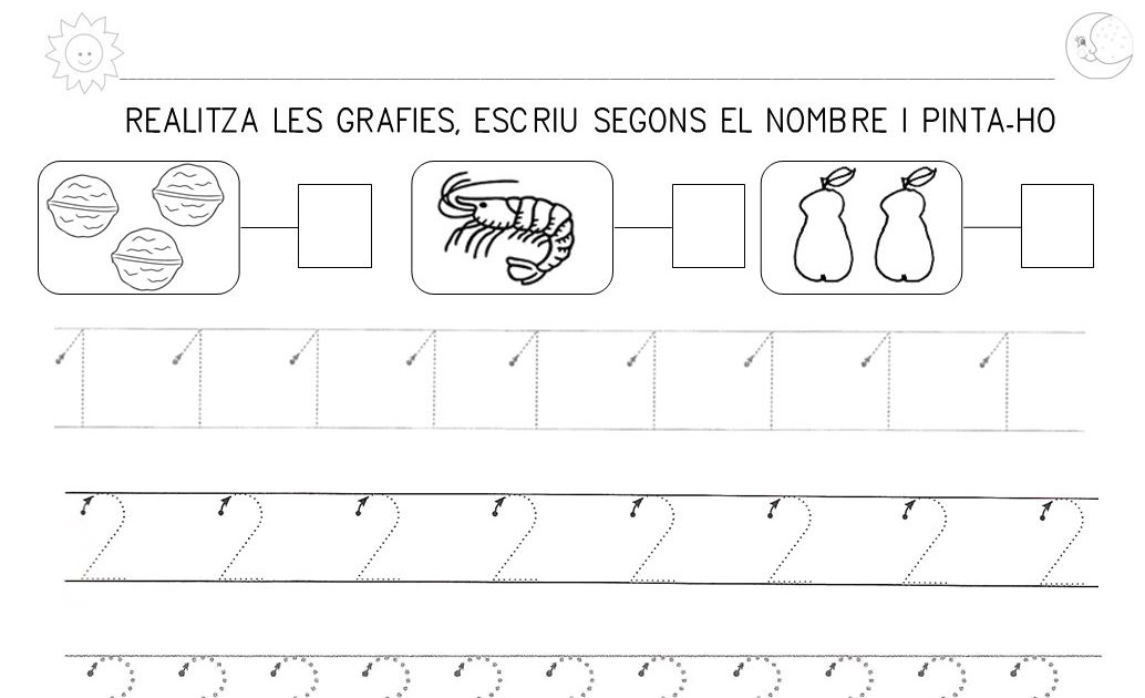 Mi grimorio escolar: NÚMEROS 1, 2 Y 3