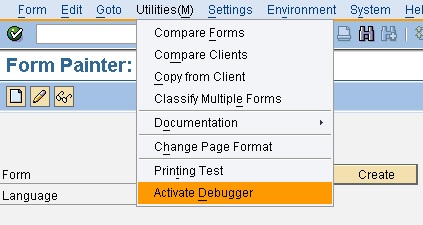 SAP ABAP 4 Tutorial: Debug SAP Script
