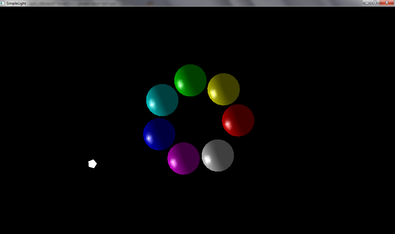 OpenGL Projects: Simple Move Light Images and Video demos OpenGL Projects: Simple Move Light Images and Video demos