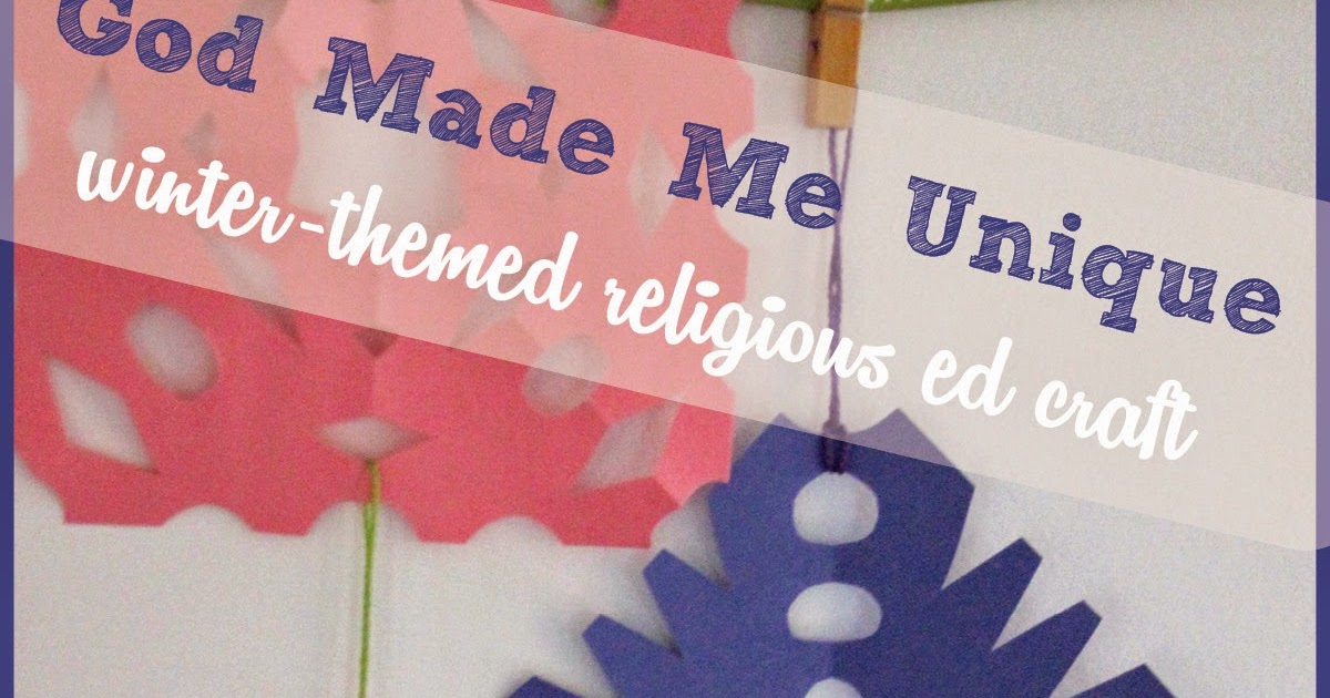 A Thrifter in Disguise: Winter-Themed Religious Education Craft
