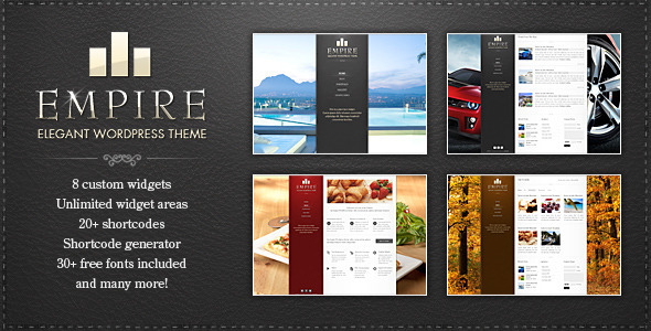 WP Box: EMPIRE - Elegant WordPress Theme