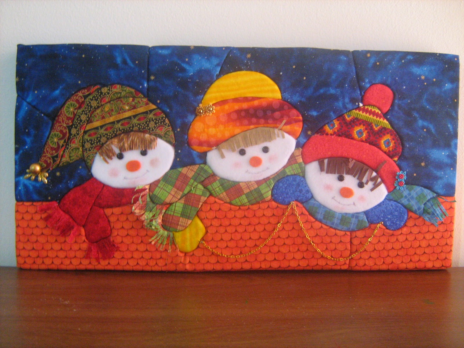 Cuadros en patchwork sin aguja pesebres navideños - Imagui