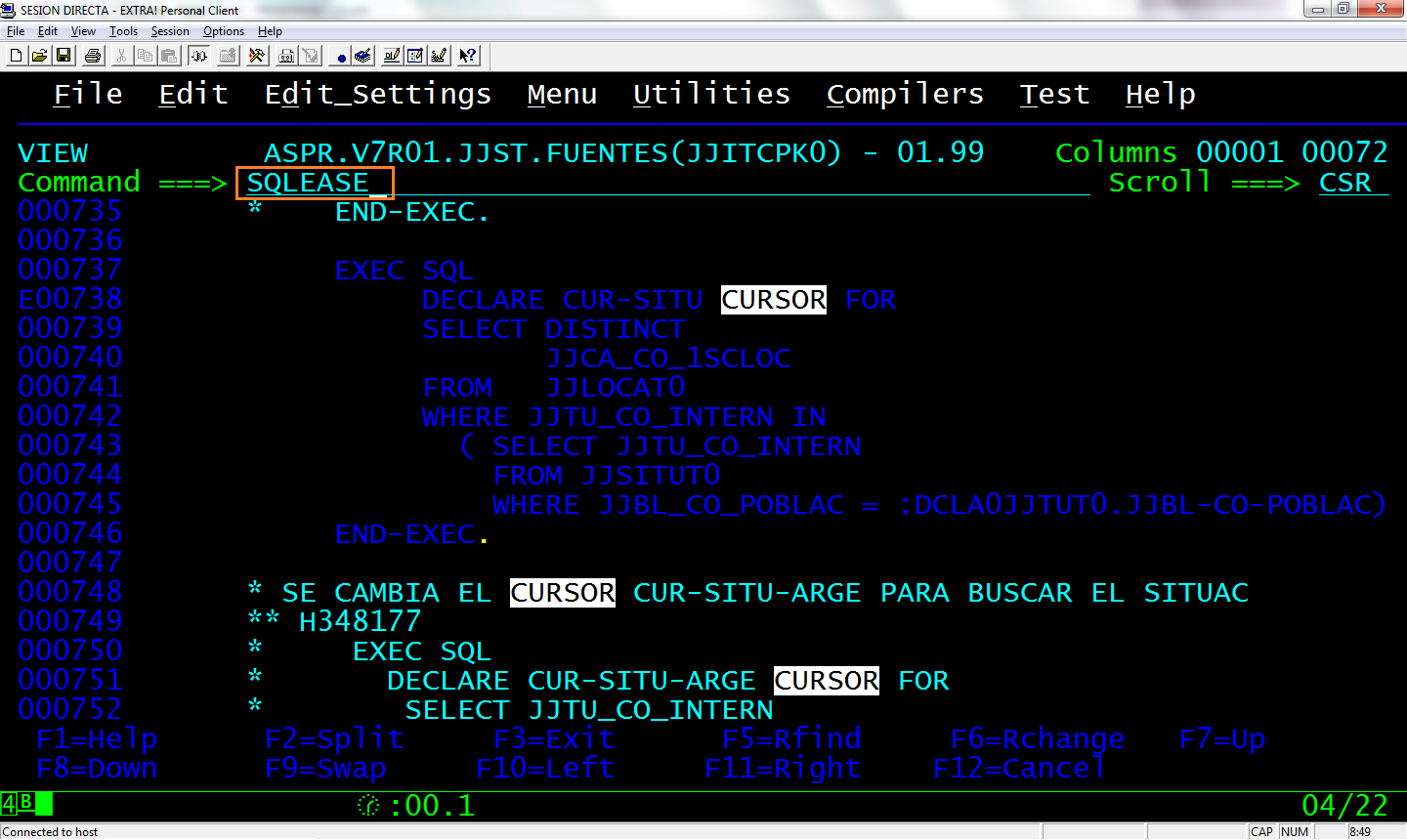 Universo Cobol: EXPLAIN con CA SQL-Ease for DB2 for ZOS (1)