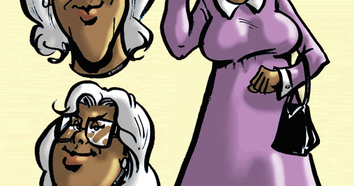 The Official Website of Cartoonist M. Rasheed: Madea Cartoon Study #1