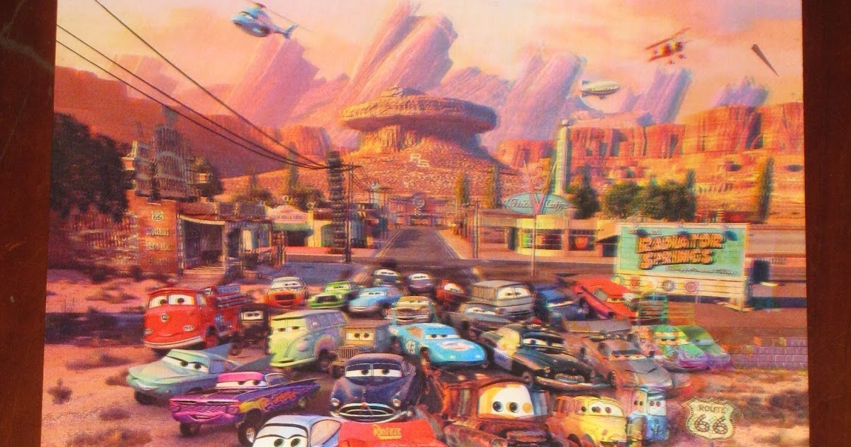 Dan the Pixar Fan: Cars: 3D Poster