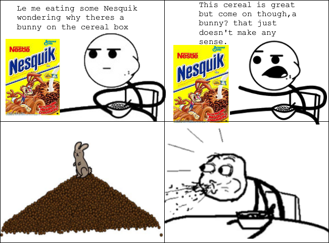 Nesquik Cereal | Rage Guy Comics