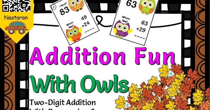 The Best of Teacher Entrepreneurs: Addition Fun With Owls: Two-digit ...