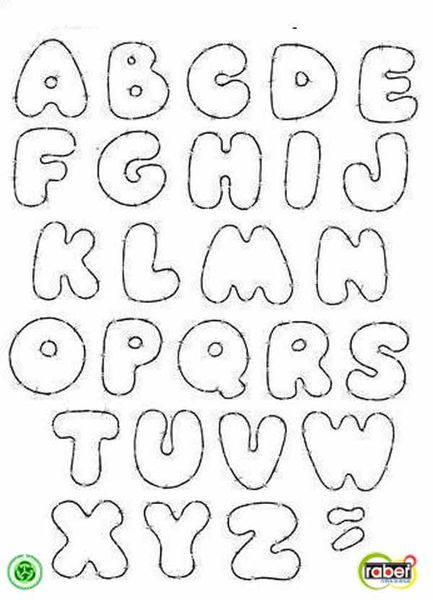 Moldes le letras - Imagui