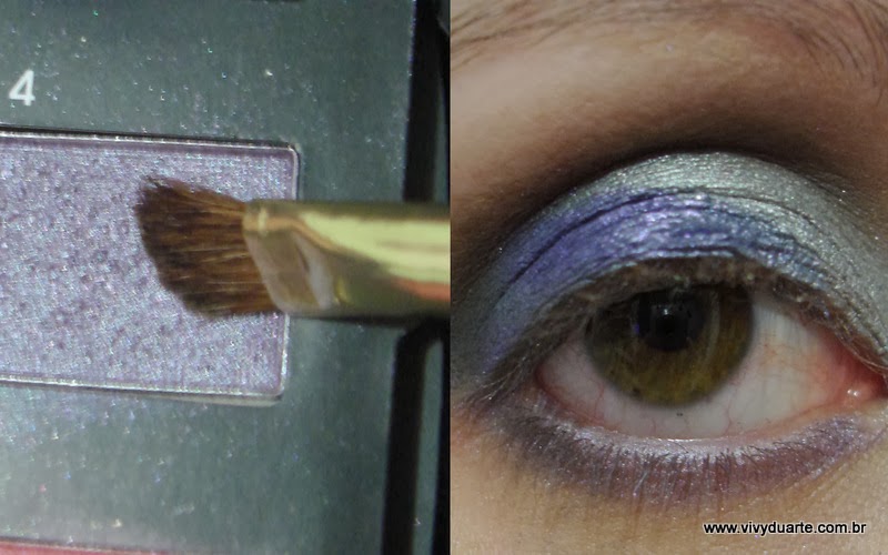 Vivy Duarte: Tutorial: Preto, Prata e Roxinho