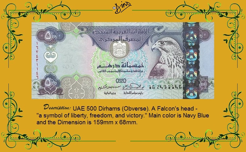 FIVE HUNDRED 500 DIRHAMS UAE CURRENCY Dinodxbdino five-hundred-500-dirhams-uae-currency-dinodxbdino