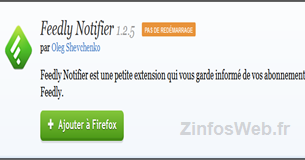 Feedly Notifier- des chiffres des infos et bien plus sur votre navigateur - ZinfosWeb