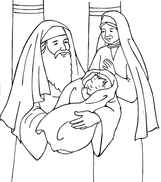 El niño Jesus se pierde en el templo para colorear - Imagui