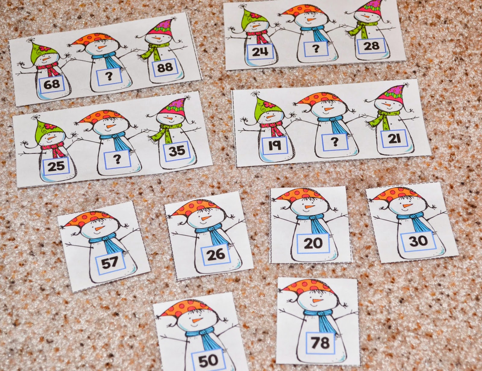 January Math Centers - Snowman Math! - Susan Jones Teaching