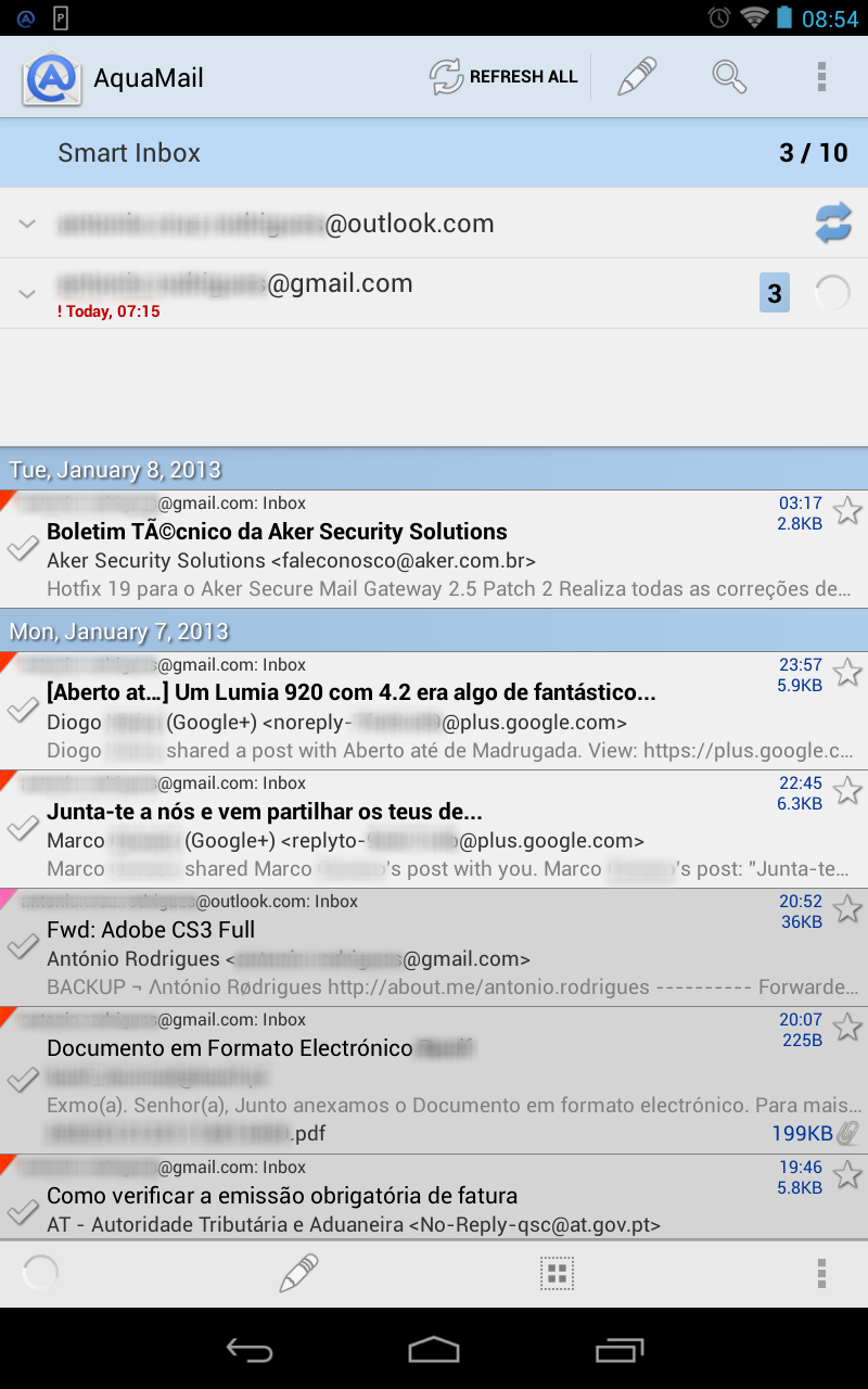 AquaMail ~ Apps do Android