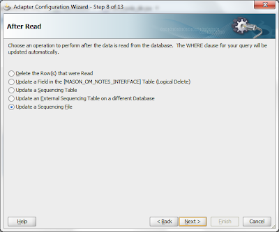 Oracle Fusion Middleware Blog: DB Adapter Polling using Sequencing File - SOA 11G