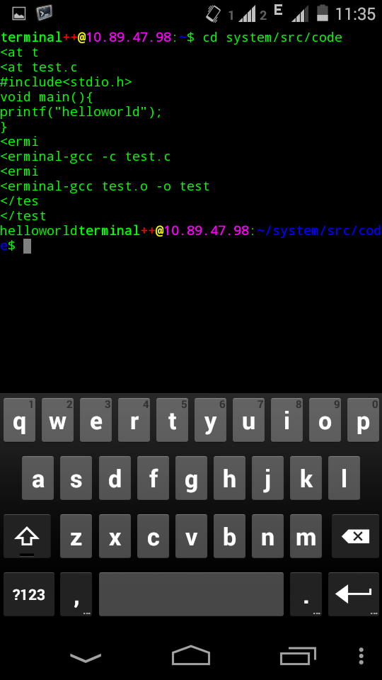 Executing C Program In Android Mobile Using Terminal IDE LetsScript executing-c-program-in-android-mobile-using-terminal-ide-letsscript