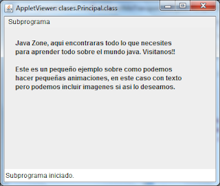 My Java Zone: Poner Texto en Movimiento