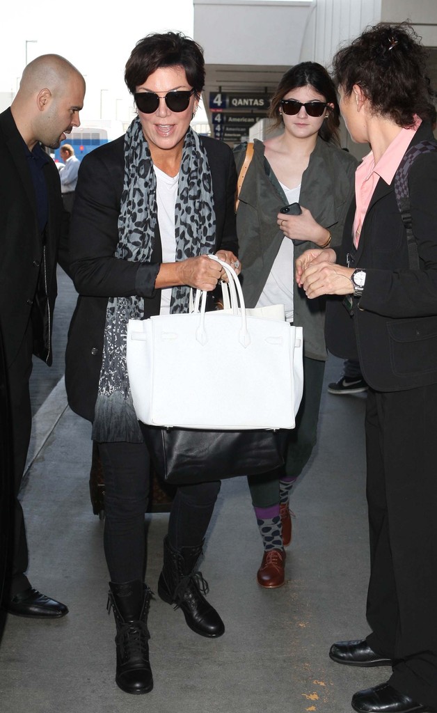 BIRKIN WATCHER: Kris Jenner BIRKIN WATCHER: Kris Jenner