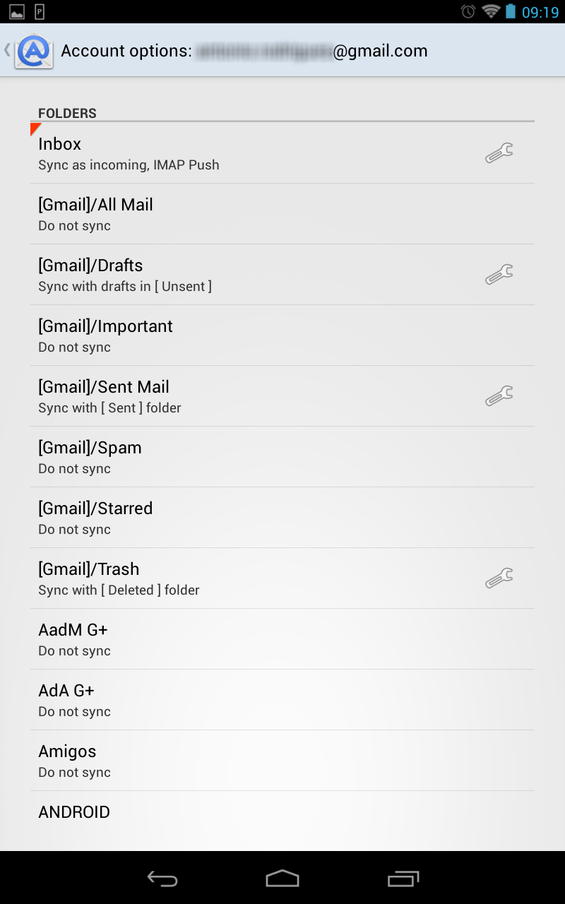 AquaMail ~ Apps do Android