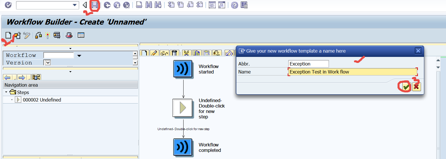 TECHSAP : Workflow : Demo13- Rasing and handling exception in Work FLow