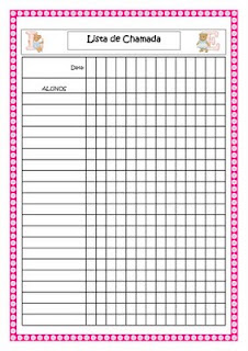 Lista de Chamada | Aprendendo com a Tia Debora