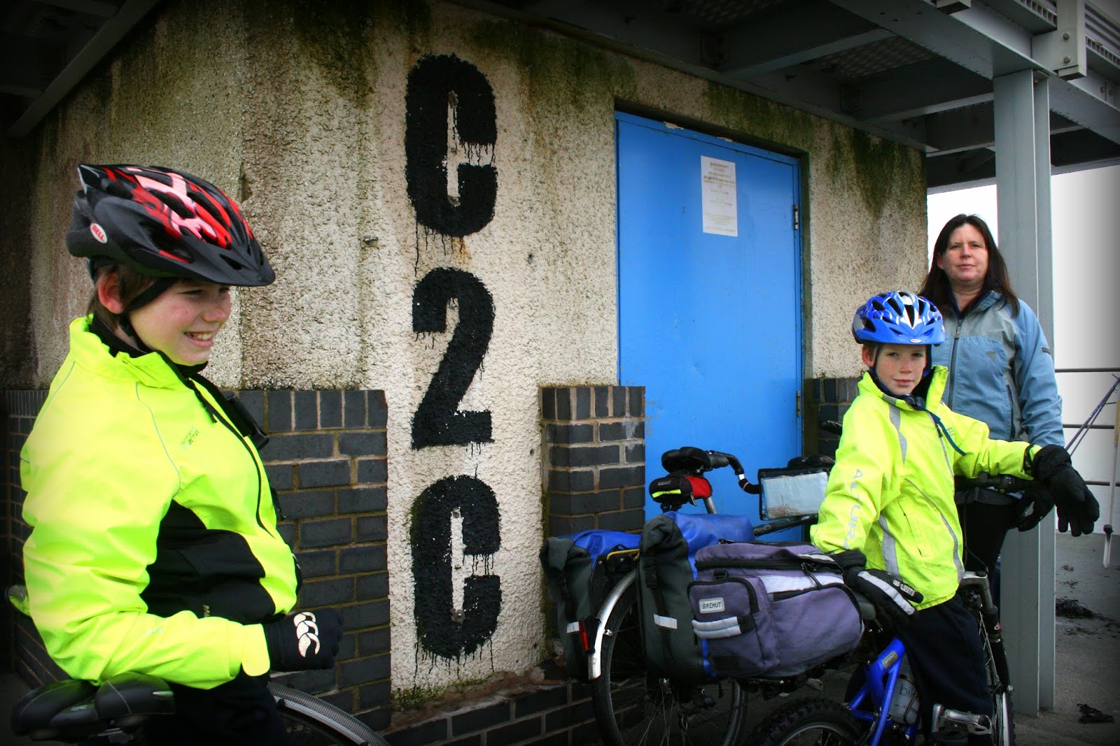 Dip your toes in the Irish sea: Winter C2C ride - Family Adventure Project