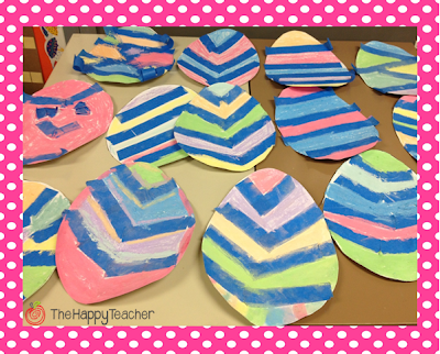 Easter Egg Art Project | TheHappyTeacher