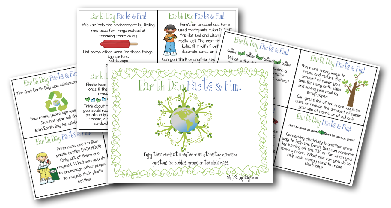 Free Earth Day Task Cards - Classroom Freebies Free Earth Day Task Cards - Classroom Freebies