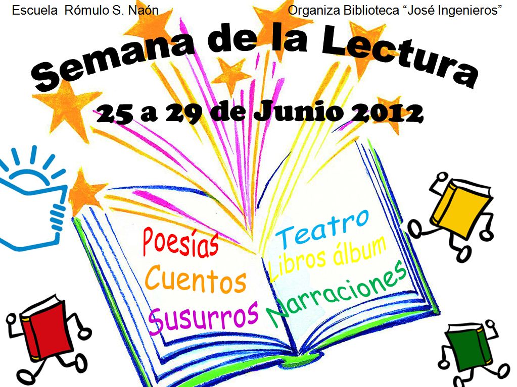 Biblioteca Escuela Naón: Semana de la Lectura