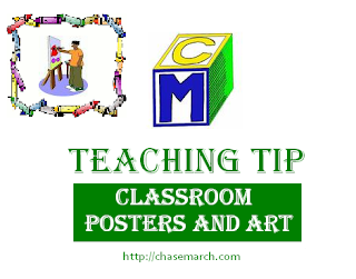 Teaching Tip - Classroom Posters and Art - Chase March - Official Site