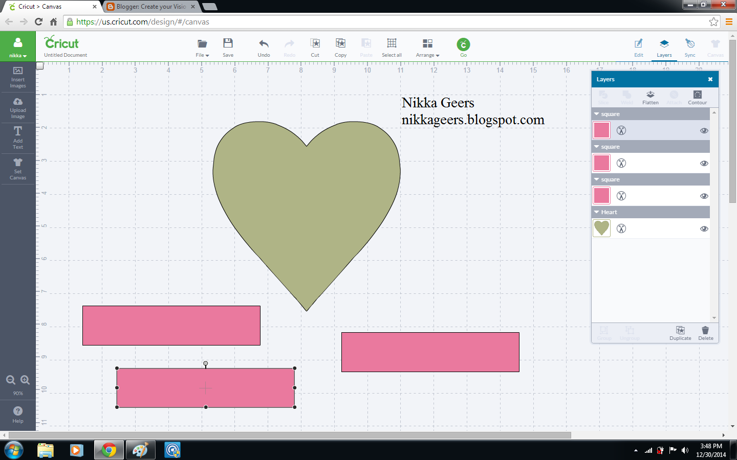 Create your Vision: Cricut Explore Tutorial - Split Image Tutorial