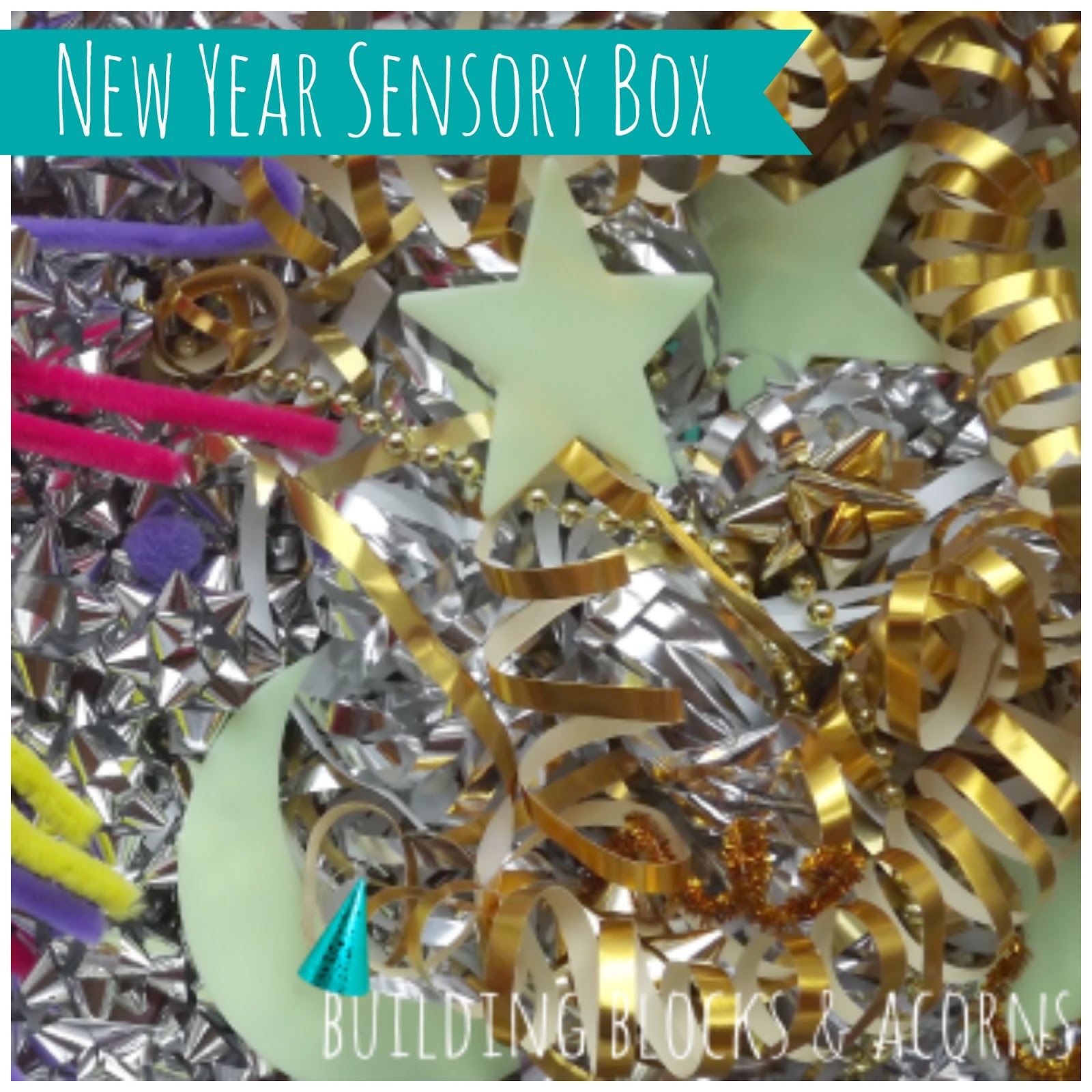 Learning and Exploring Through Play: New Year Sensory Box