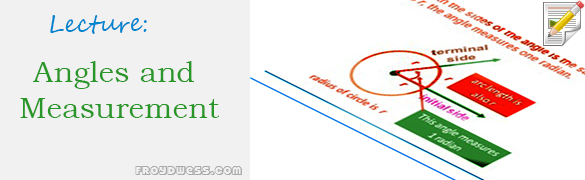 Lecture in Angles and Measurement | PinoyBIX Engineering Problem Solving & Reference