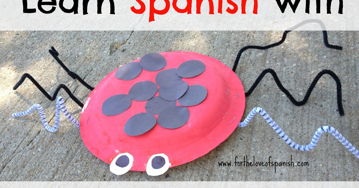 For the Love of Spanish: Learn Spanish with Ladybugs // Prepositions