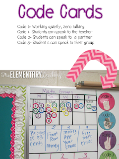 The Primary Peach: Behavior Code Cards