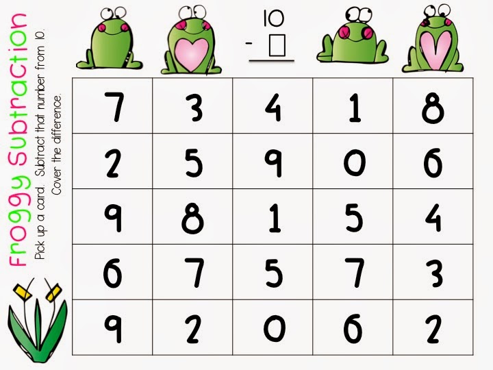 Froggies, Subtraction & a Freebie! | A Sunny Day in First Grade