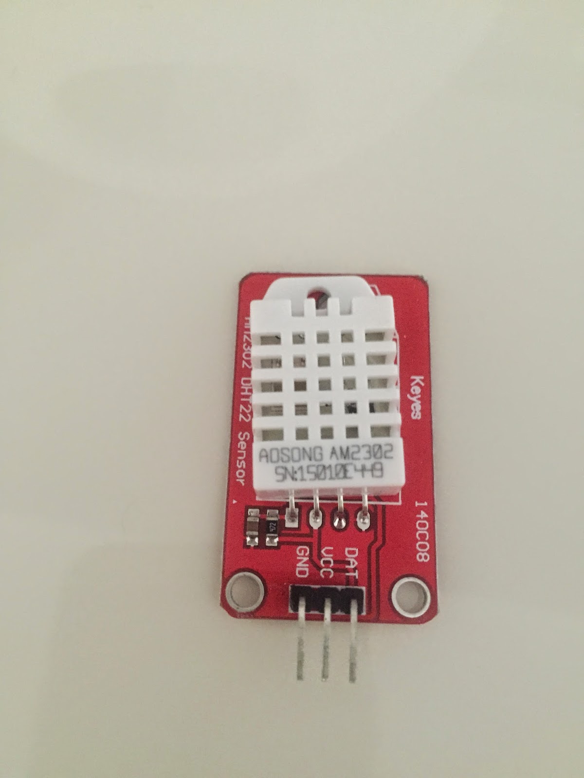 Arduino Maker: First Experiment - Digital Temperature and Humidity Sensor(DHT22) + Wifi Yun ...