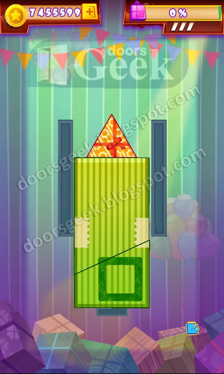 Cut the Box Level 1-10 Solution ~ Doors Geek