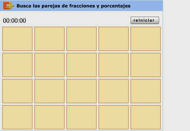 MATEMÁTICAS INTERACTIVAS: EDUCAPLUS: Fracciones y Porcentajes