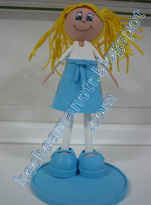 Muñecas foamy 3D - Imagui