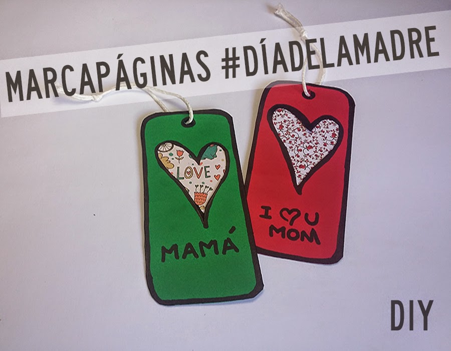 Marcapáginas para el Día de la Madre - Belkatips